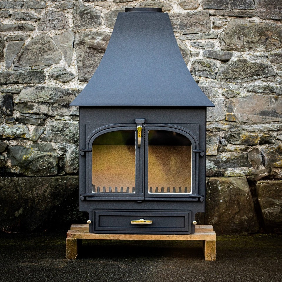 Clearview 650 High Canopy Woodburning Stove Wood Burner - Multifuel ...