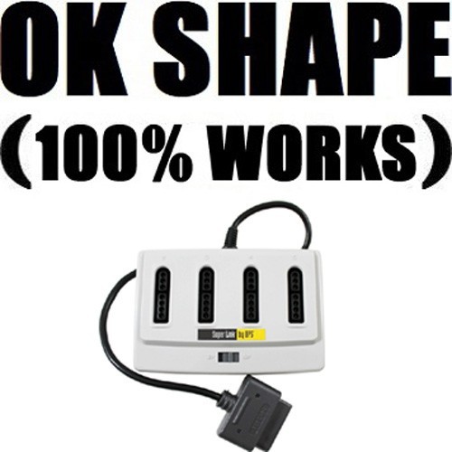 Nintendo SNES Super Link Multi-Player Adapter Hori *HSM-07* multitap ...