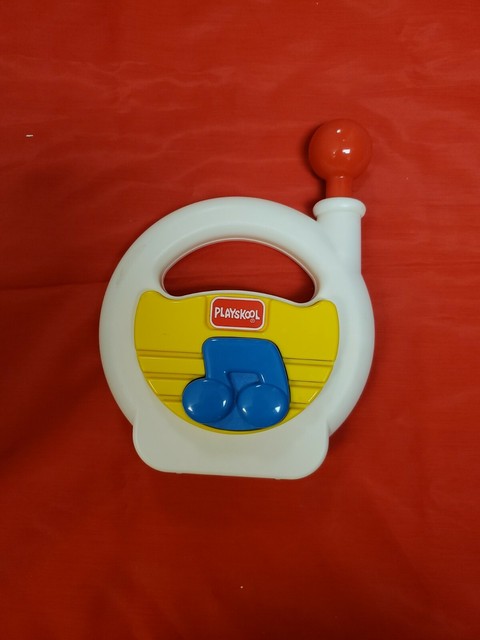 Vintage Playskool 1992 Rockin Radio 5417 Musical Note Works Baby Toy ...