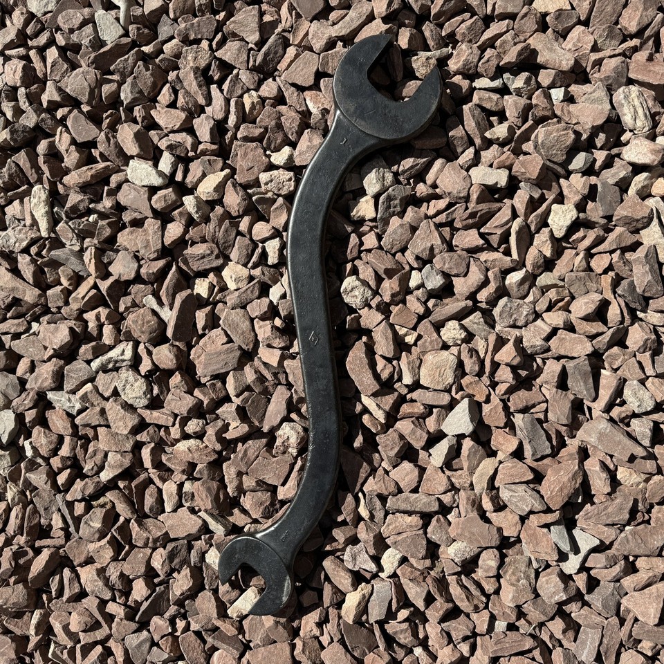 Vintage J.H. WILLIAMS No. 377 24" Curved Railroad Wrench | eBay