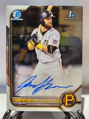 2022 Bowman Chrome Jack Herman 1st Prospect Auto Autograph #CPA-JH ...