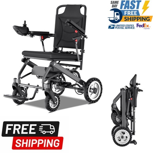 Lightweight 35Lbs Foldable Electric Wheelchair Intelligent Adult Fit ...