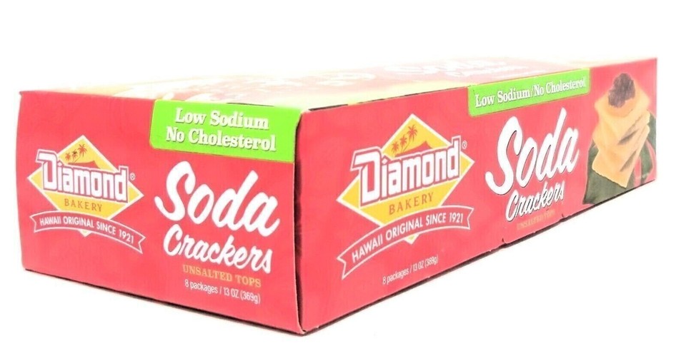 Diamond Bakery Soda Crackers Soda Unsalted Tops 13 Oz. Low Sodium No ...
