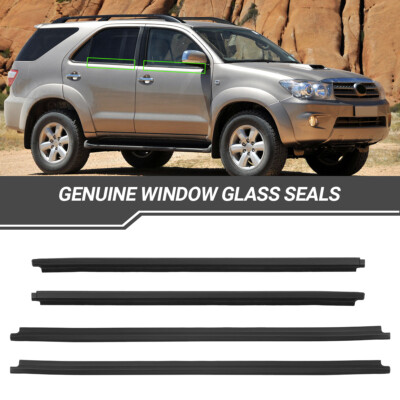 2005-2015 Toyota Fortuner Genuine Window Glass Seals Door Belt Weather ...