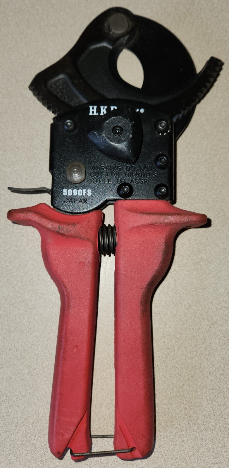 HK Porter 5090FS Ratchet-type One Hand Operated Cable Cutter | eBay