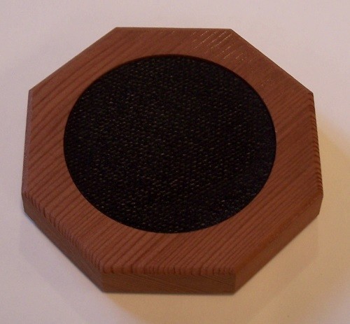 Hexagon Redwood Coasters Set of 4 - Drink Beverage Bar Mat Wood Wooden ...