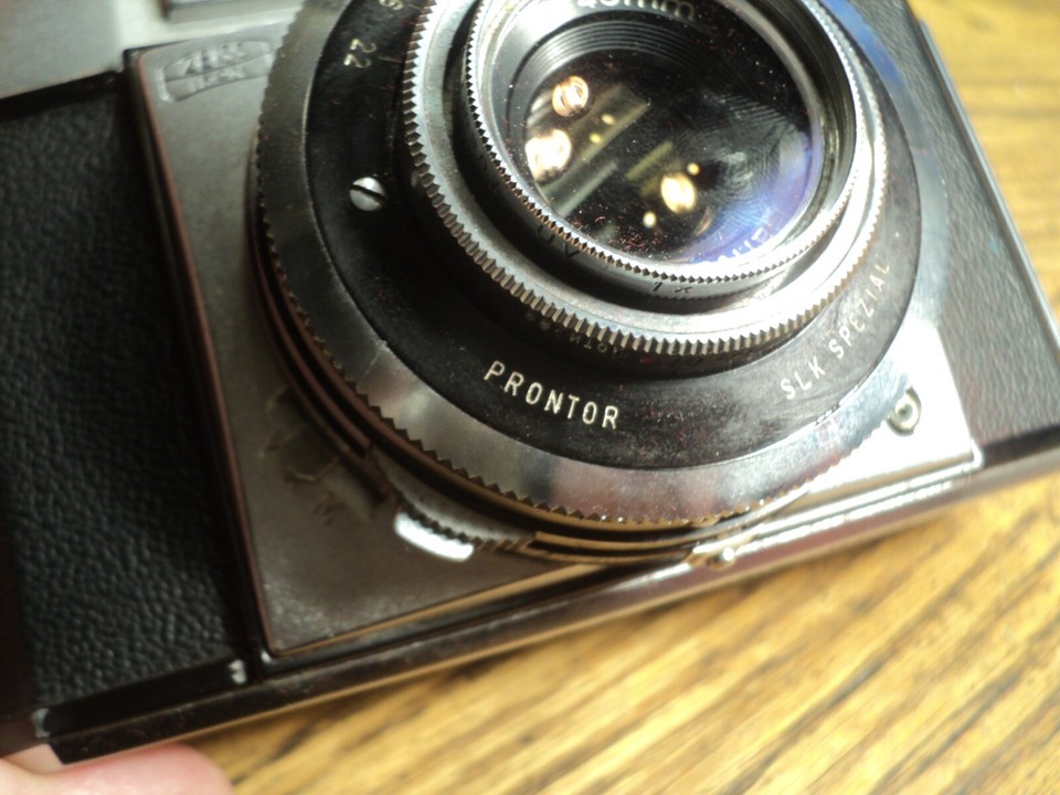 Zeiss Ikon Contina Camera W/ Leather Case & 382 S27 UV 1X Lens Germany ...