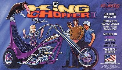 Atlantis Tom Daniel King Chopper II - Plastic Model Car Kit - 1/8 Scale ...