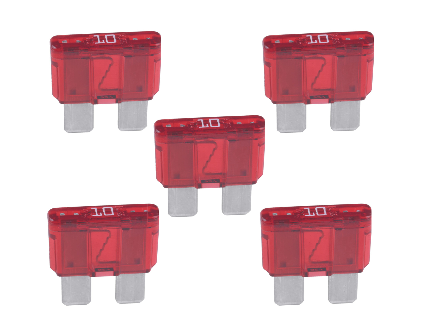 Cooper Bussmann ATC-10 32V 10A Fast Acting Red Automotive Blade Fuse ...