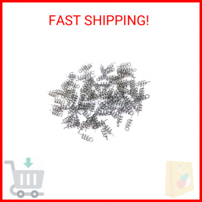 HONBAY 100pcs Spring Twist Lock Fishing Hook Centering Pin for Soft ...