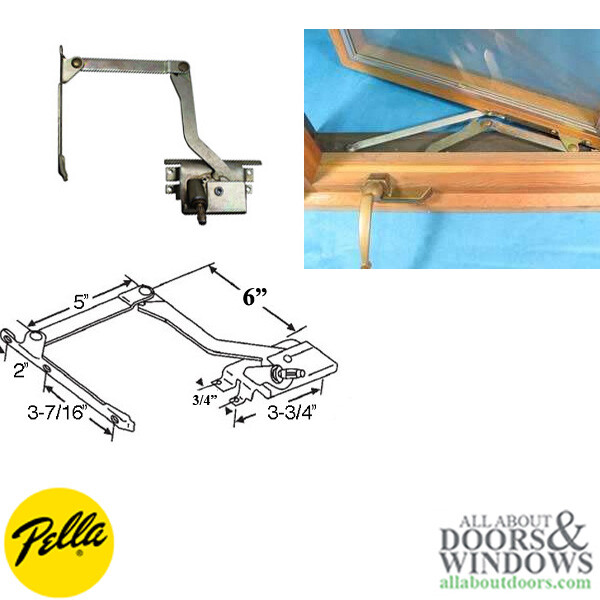Pella Casement Window Operator For Primed Wood and Clad Windows Roto ...