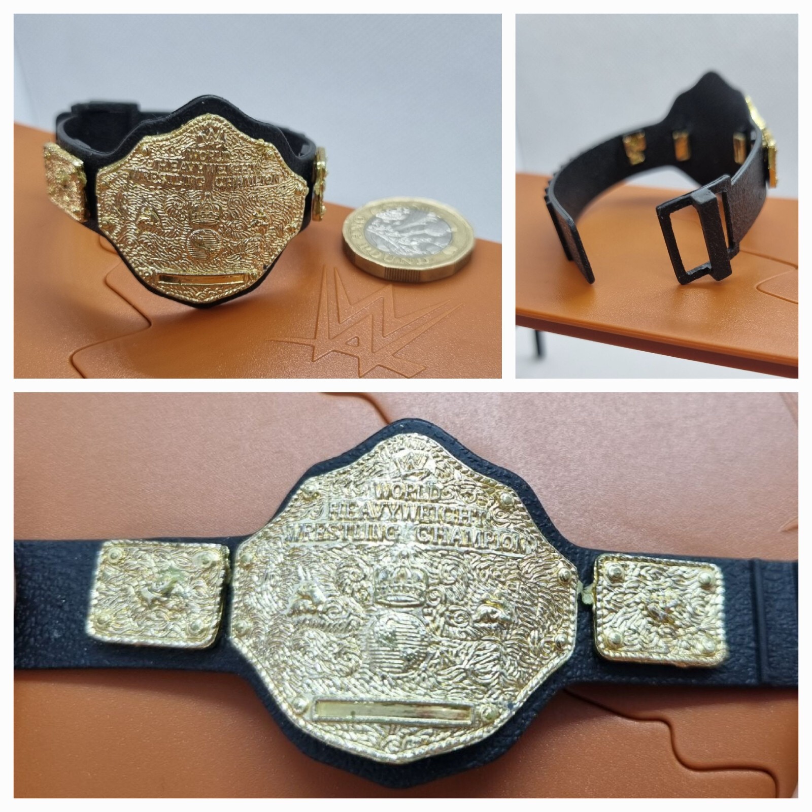 WWE WRESTLING ACTION FIGURE BELT ATTIRE WEAPON ACCESSORY CUSTOM BUNDLE ...