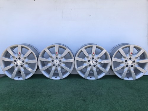 2007-09 MERCEDES BENZ S550 S600 18" GENUINE FACTORY OEM WHEELS RIMS SET ...