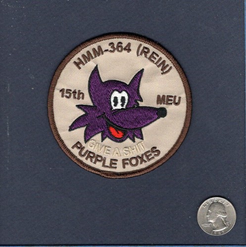 HMM-364 PURPLE FOXES 15th MEU USMC CH-46 Sea Knight Helicopter Squadron ...
