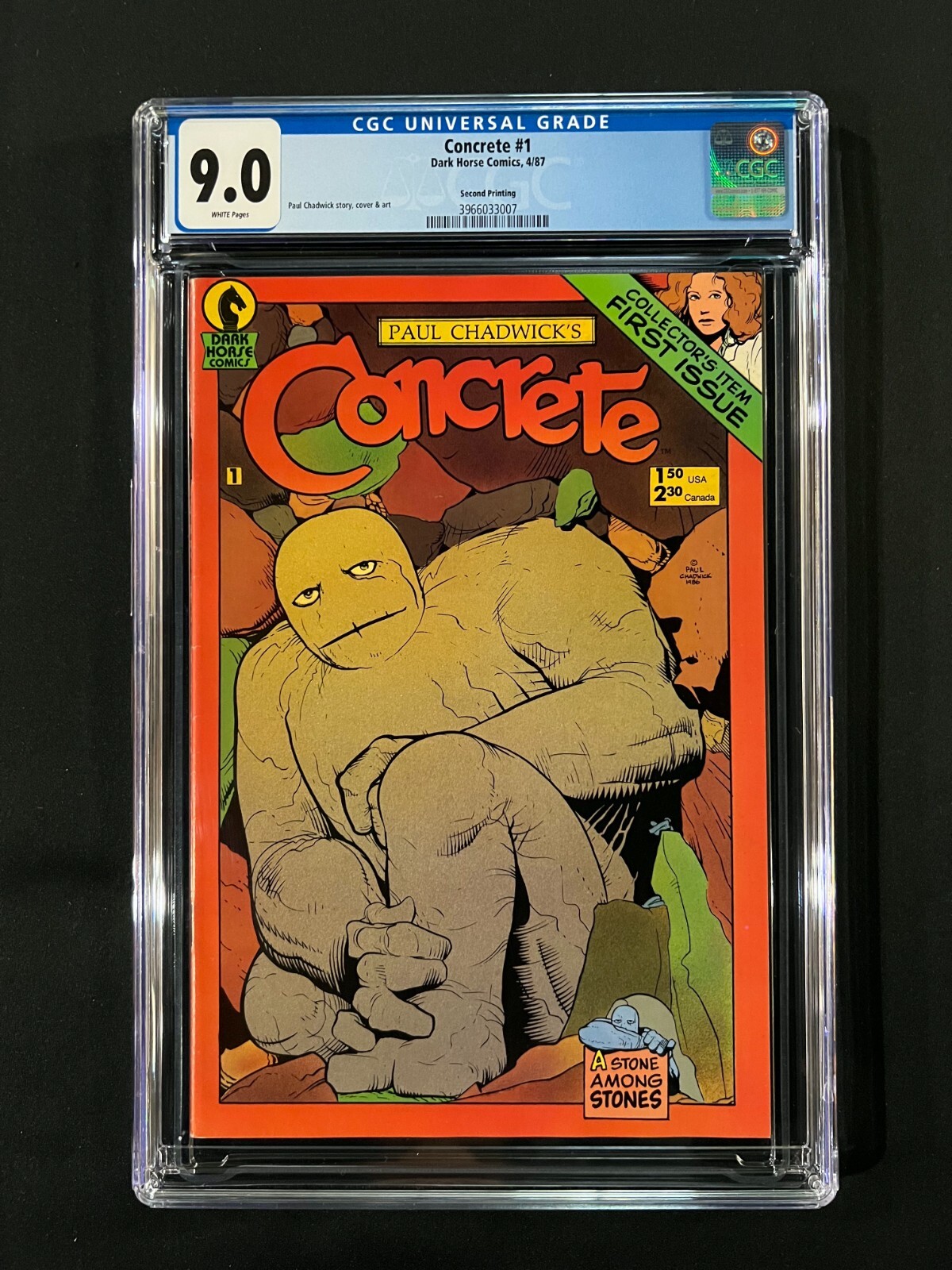 Concrete #1 CGC 9.0 (1987) - RARE Second Printing | eBay