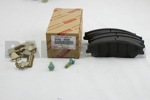 0446506090 Genuine Toyota PAD KIT, DISC BRAKE, FRONT 04465-06090 | eBay