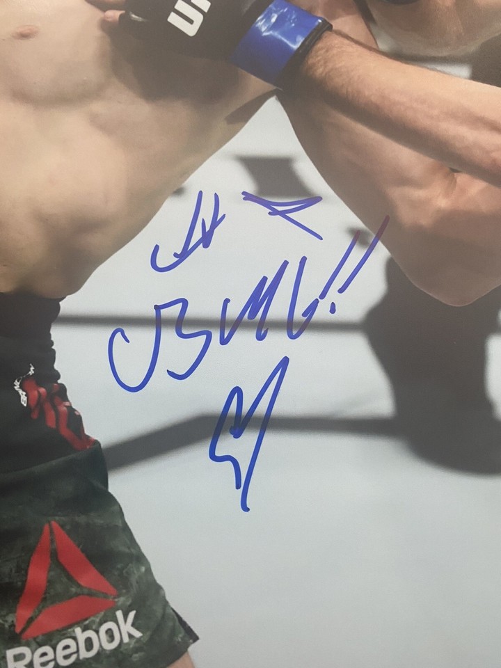 Brandon Moreno Autographed Signed 11x14 Photo UFC Champion Assassin ...