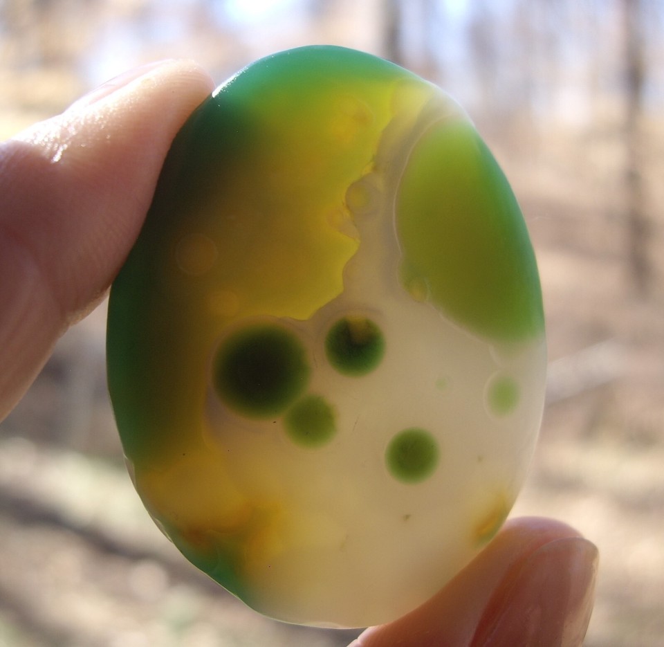Translucent Green Wind Carved Gobi Desert Agate "Gobi Stone" 22.1g | eBay