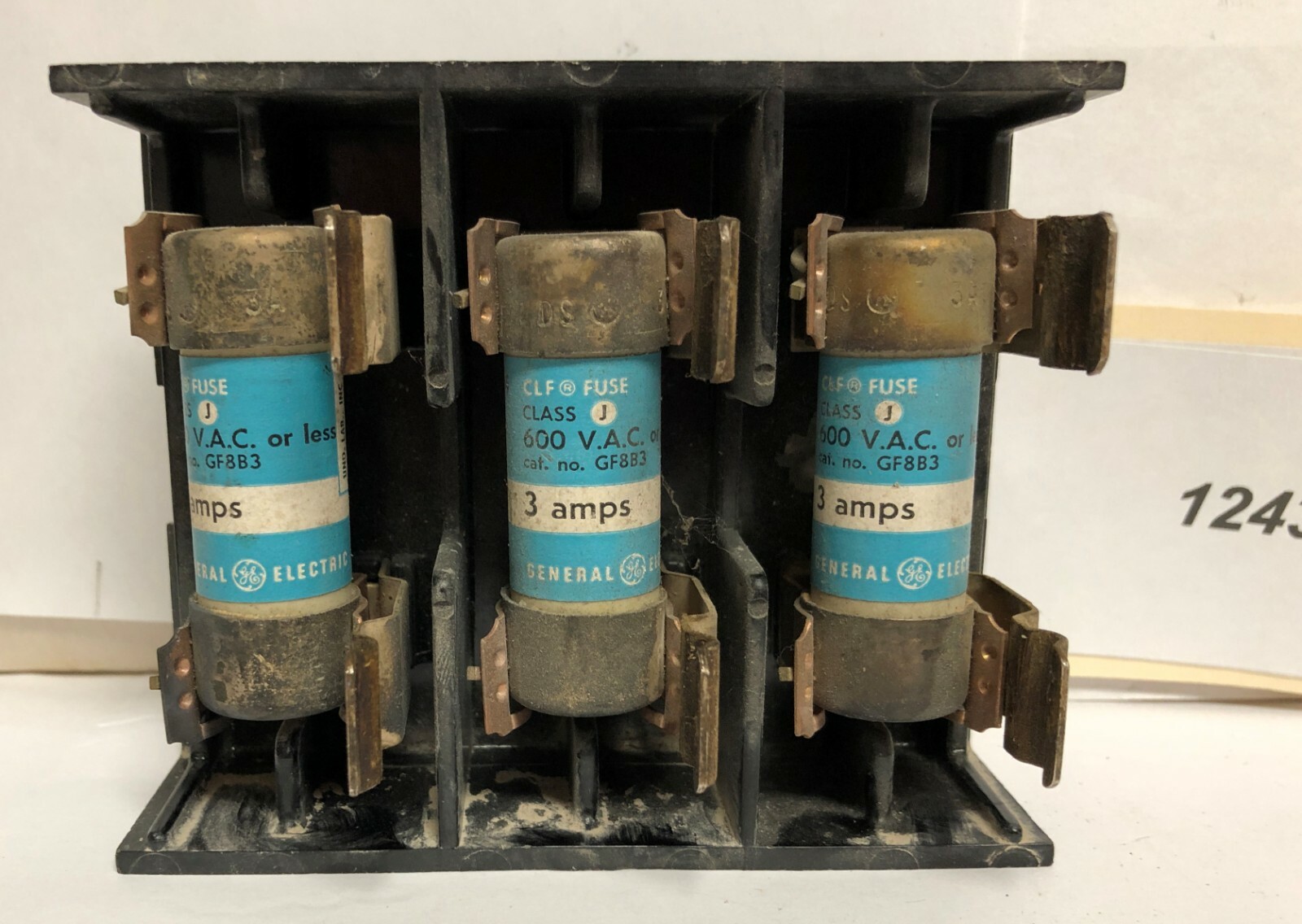 General Electric pull out fuse holder for CLF fuses gf8883 # 12438 | eBay