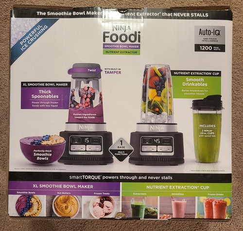 Ninja Foodi 1200 W Smoothie Bowl Maker + Nutrient Extractor CO101B | eBay