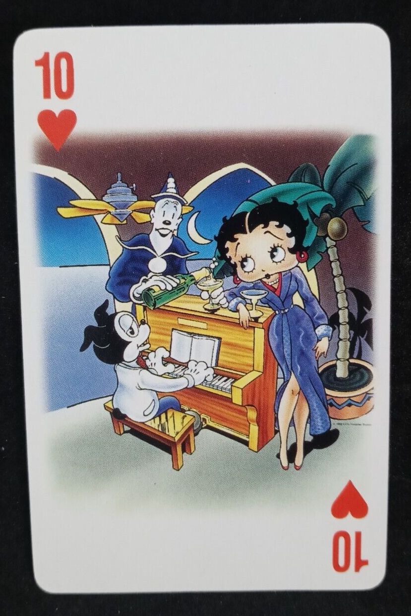 1998 Betty Boop Playing Card 10 Hearts | eBay