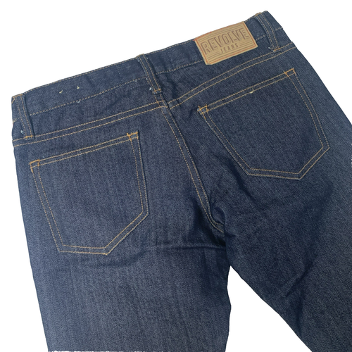 Revolve Jeans Mens 32x34 Jeans Raw Selvedge Tapered Slim Dark Wash ...