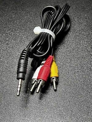 axGear AUX Male 3.5mm to 3 RCA AV Audio Video Male Converter Cable TV ...