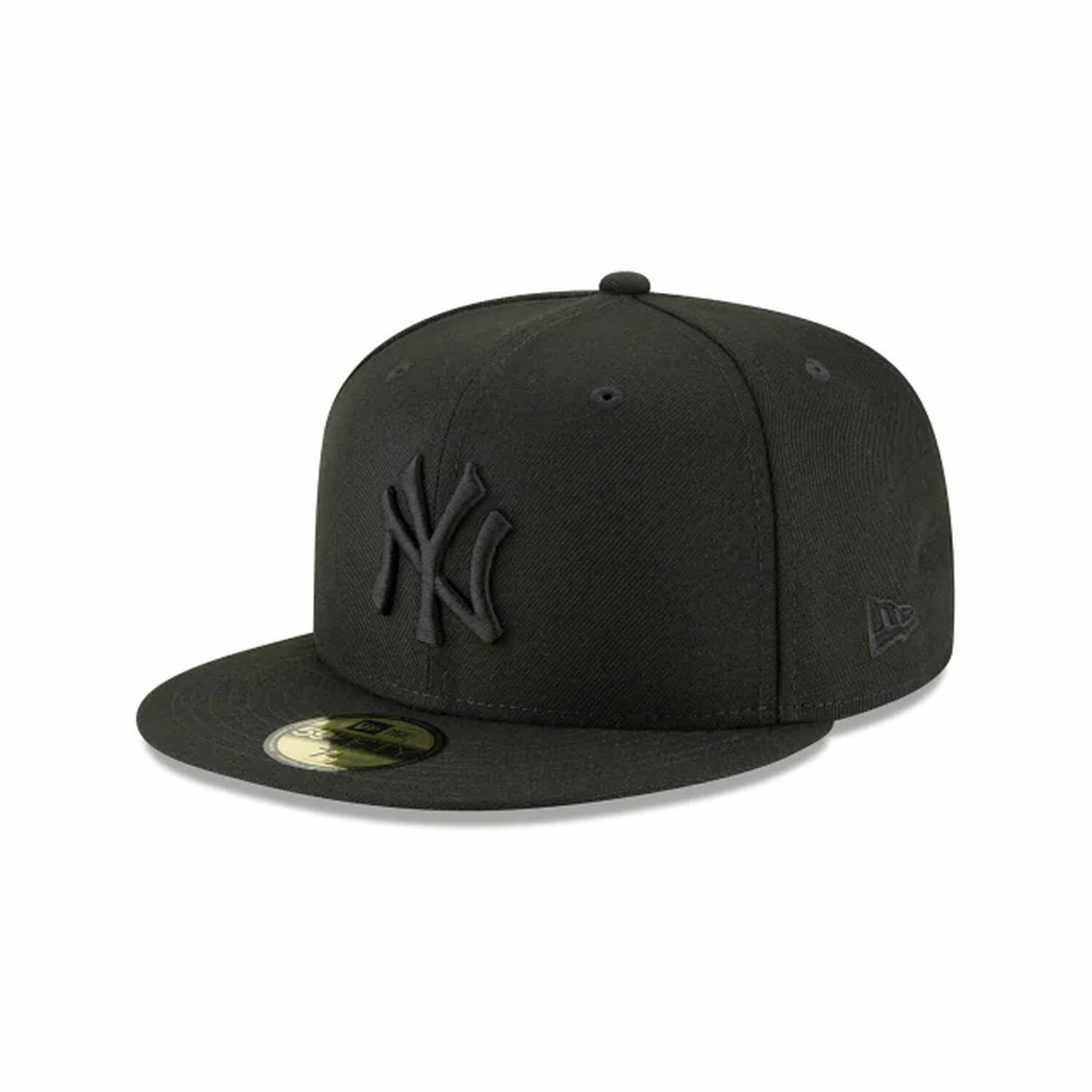 New Era New York Yankees Hat 59fifty MLB Black on Black Fitted Mens Cap ...