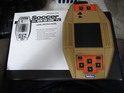 Vintage Bambino Soccer Electronic Handheld Arcade Game | eBay