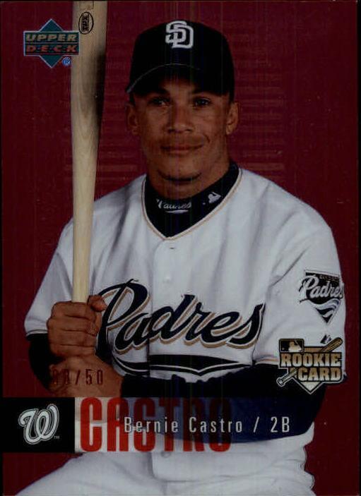 2006 Upper Deck Special F/X - Bernie Castro #53 Red /50 for sale online ...