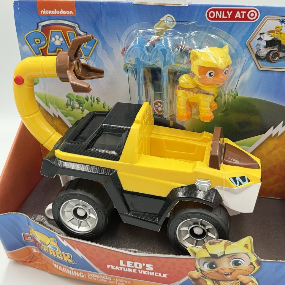 Lot of 3 Paw Patrol Cat Pack Vehicles - Rory, Shade, & Leo (New In Box ...