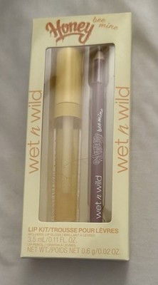 NIB WET N WILD HONEY BE MINE LIP KIT-GLOSS-PENCIL-FULL SIZE | eBay