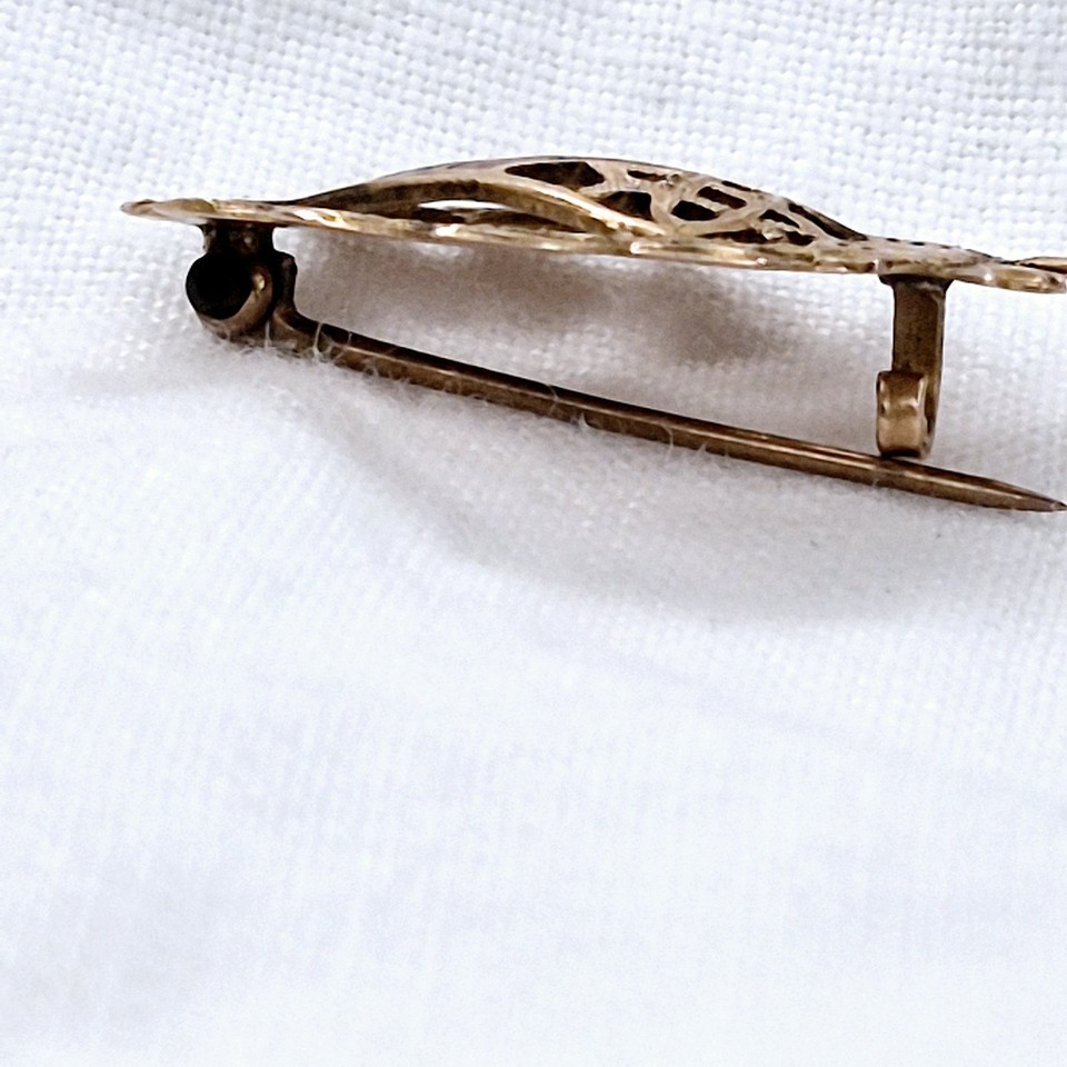 Antique 14k UDC United Daughters of the Confederacy Gold and Enamel Pin ...