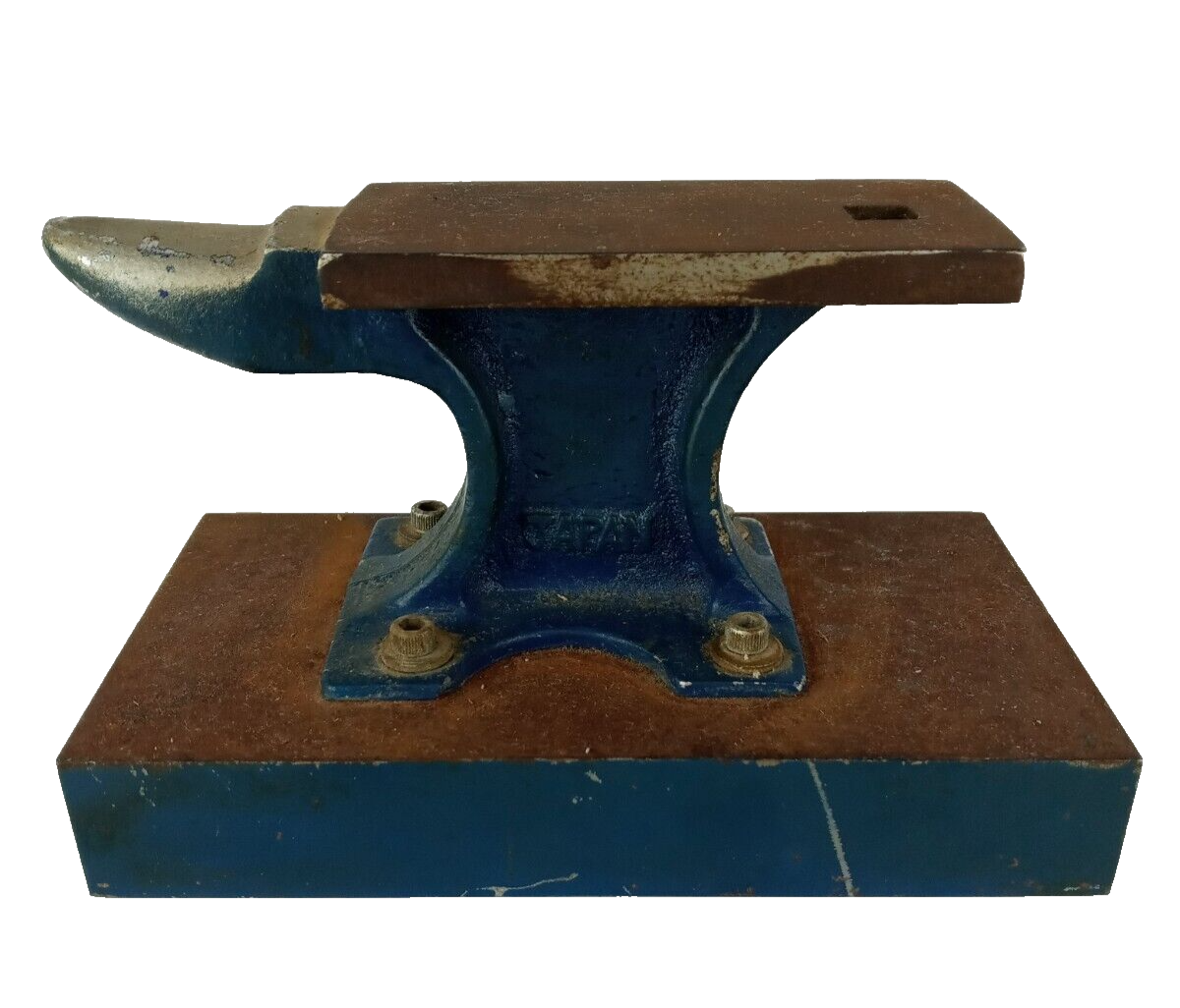 Vintage Metal Small Made In Japan Jewelers Anvil Pritchel Hole Blue | eBay