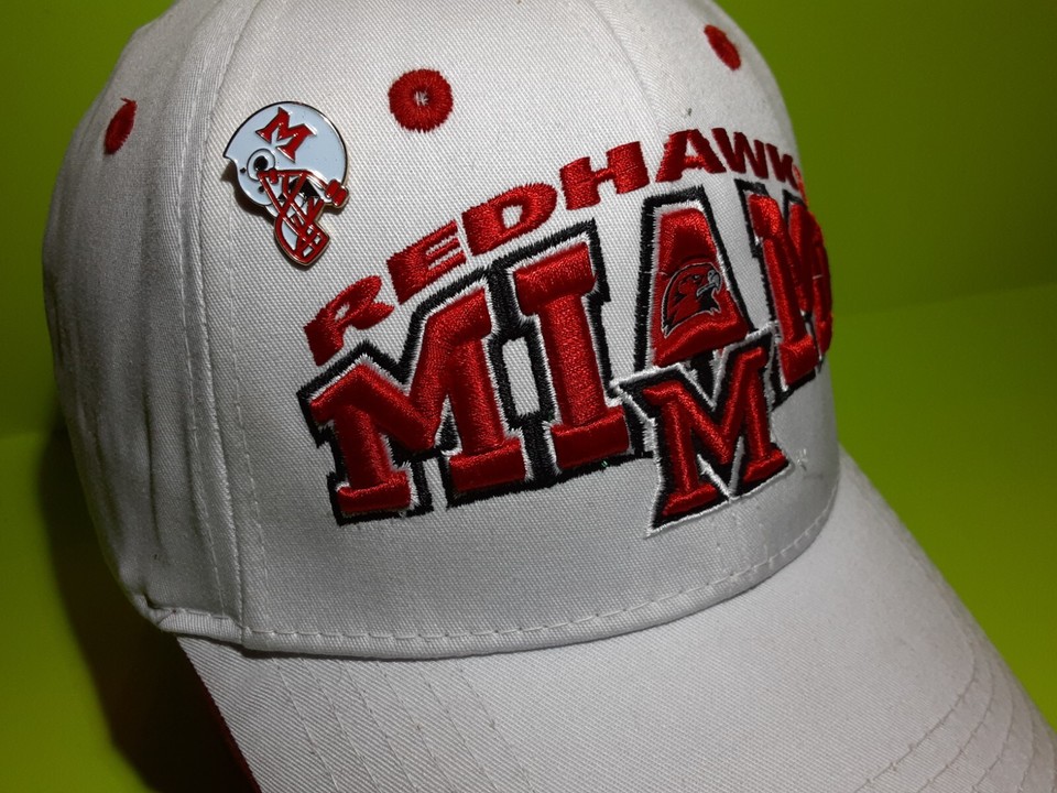 Miami RedHawks Top of the World OSFA Cap Strapback Baseball Hat With ...