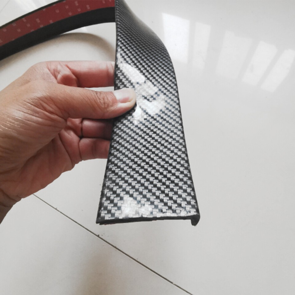 2pcs 1.5 M Carbon Fiber Look Car Fender Extension Flares Rubber Arch ...