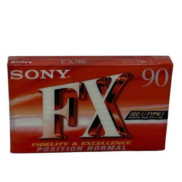 Sony FXI 90 Audio Cassette (C-90FX1C) for sale online | eBay