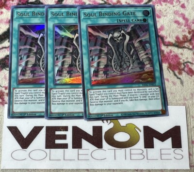 3x (M/NM) - Soul Binding Gate - BROL-EN022 - Ultra Rare - 1st Edition ...