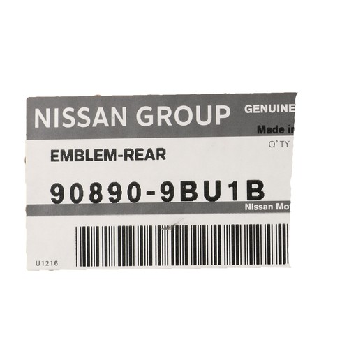 OEM 2021-2022 Nissan Frontier Rear Emblem Badge 90890-9BU1B NEW Black ...