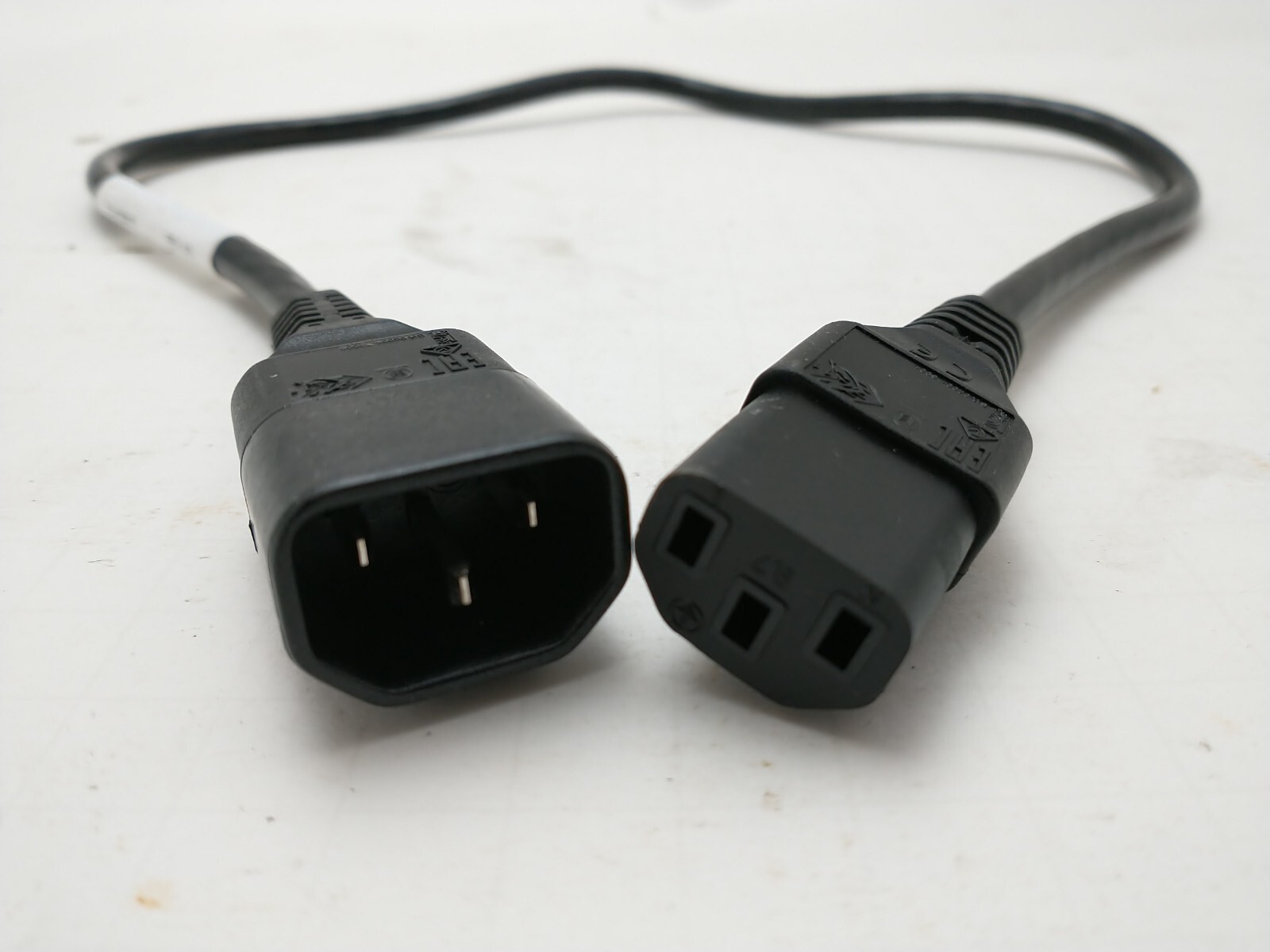 Computer Power Cord C-14G To C13 10amp 250V 24in. | eBay