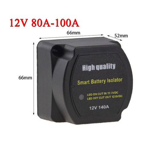 1x 12V 80A-100A RV Split Charger Voltage Sensitive Relay For Campervan ...