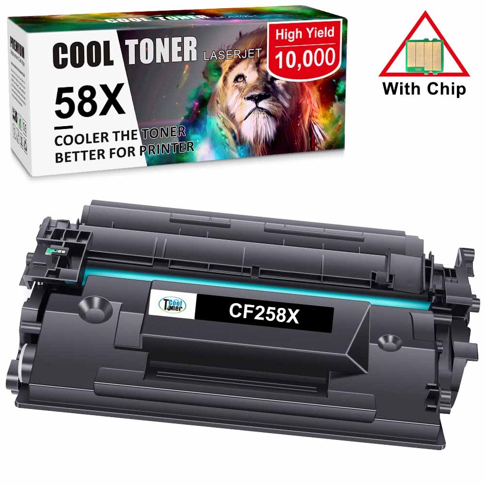 CF258A CF258X 58X for HP 58A Toner WITH CHIP LaserJet Pro M404 M404dn ...