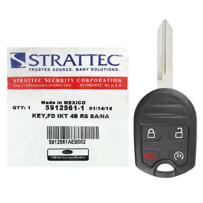 Ford Remote Head Entry Key Strattec 5912561 4 Button | eBay