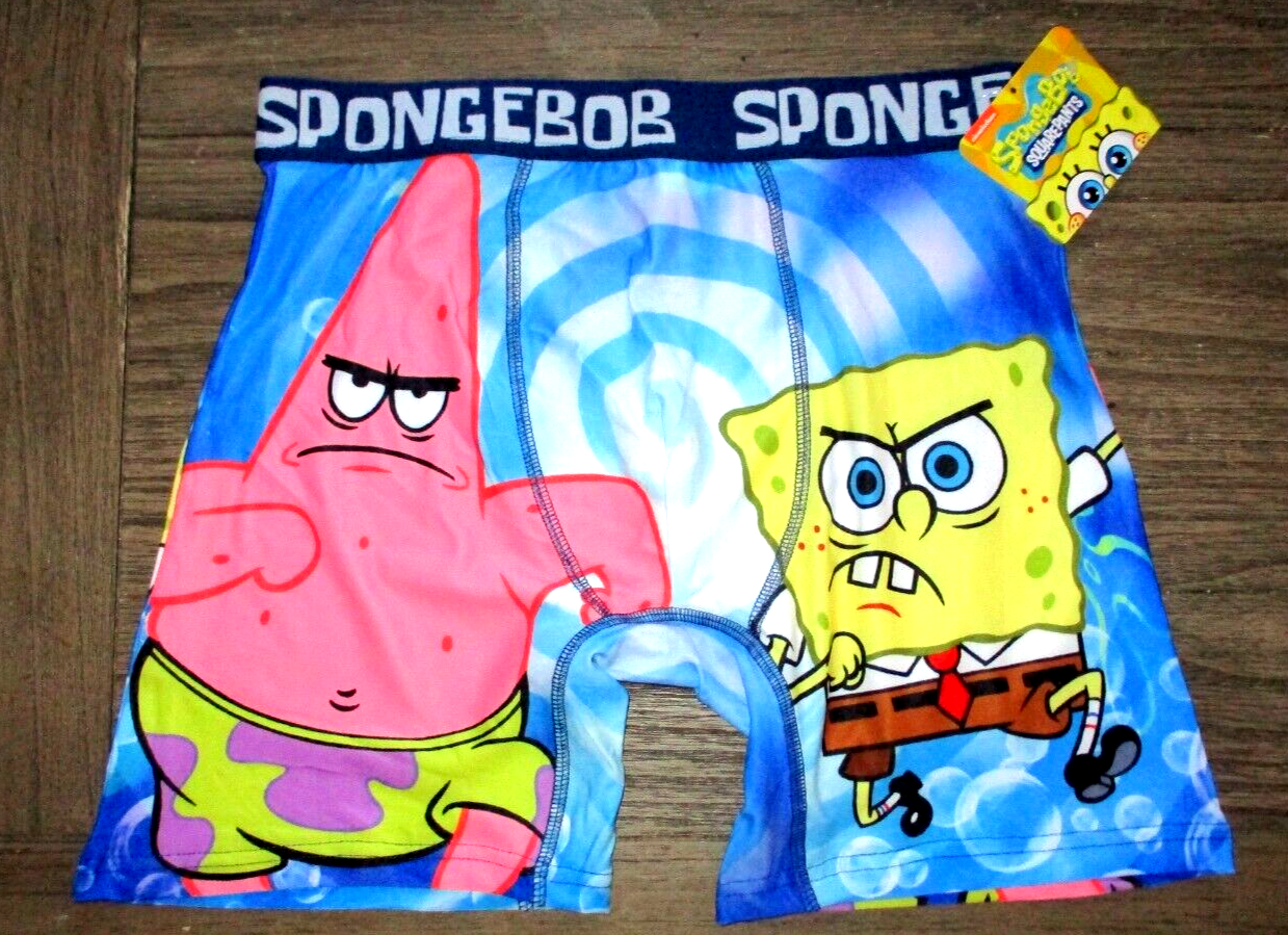 MENS NICKELODEON SPONGEBOB BOXER BRIEF SIZE L (36/38) | eBay
