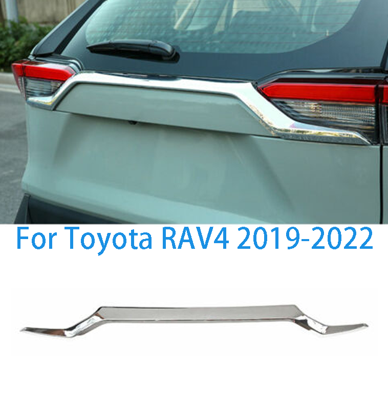 For Toyota RAV4 2019-2022 Chrome Rear Door Trunk Lid Tailgate Strip ...