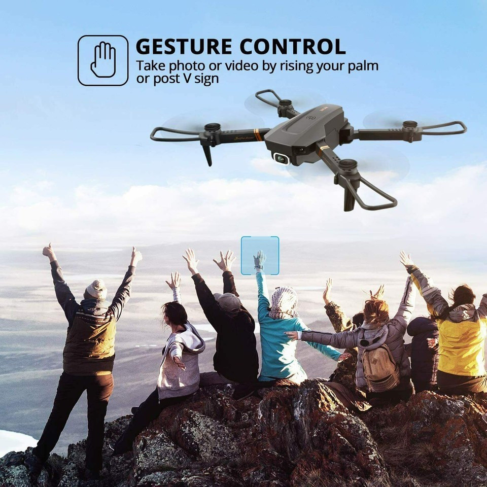 4DRC V9 RC Drone 4k HD Camera WIFI FPV Drone Dual Camera Foldable ...