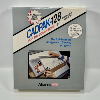 CADPAK 128 C128 Commodore Enhanced Version Computer Abacus Software ...