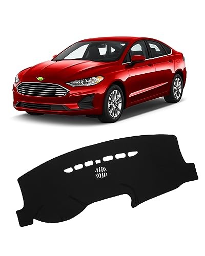 FIILINES Dash Cover Fit for Ford Fusion 2013-2020 Dashboard Cover ...