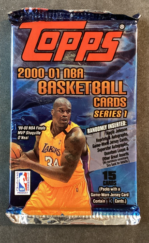 2000-01 Topps Basketball Series 1 Hobby Box One…one Sealed Pack! NO ...