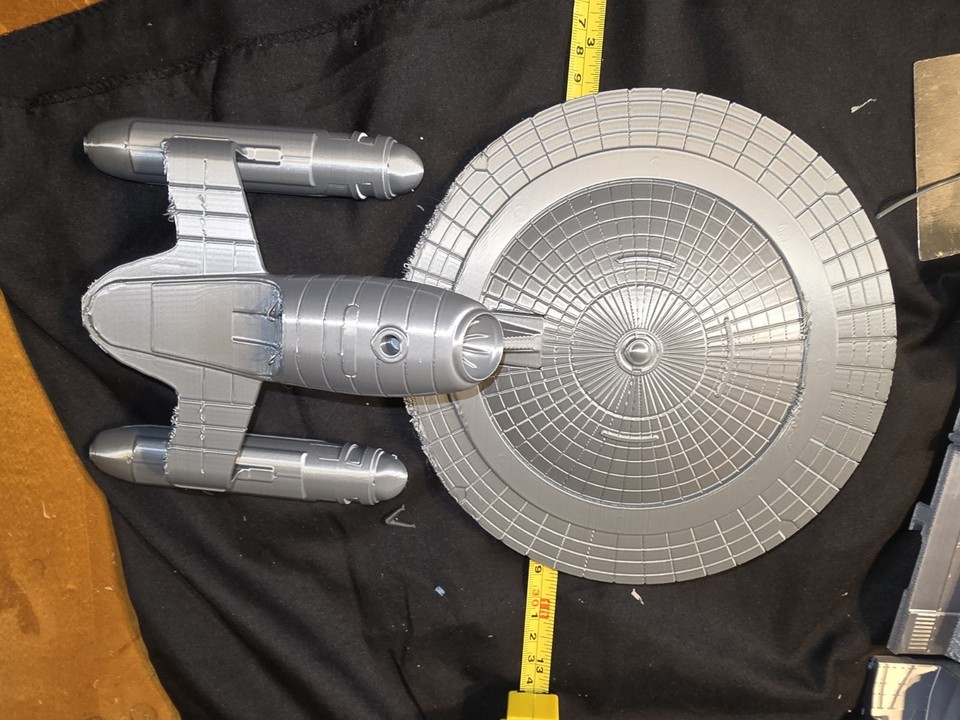 Star Trek Enterprise C Ncc 1701c Ambassador Class Enterprise Display ...